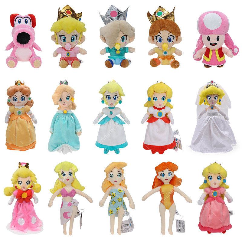 Jual Mario Plush Toy Princess Peach Daisy Toadette Rosalina Pauline ...