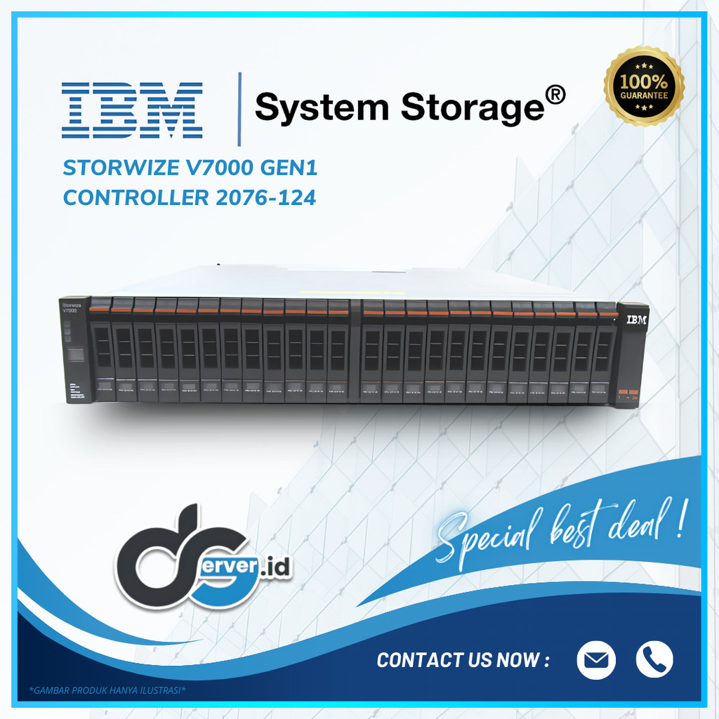 Jual IBM Storwize V7000 controller Gen1 2076-124 | Shopee Indonesia
