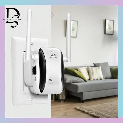 Jual AB - WIFI Repeater 300Mbps Wireless WiFi Signal Range Extender ...