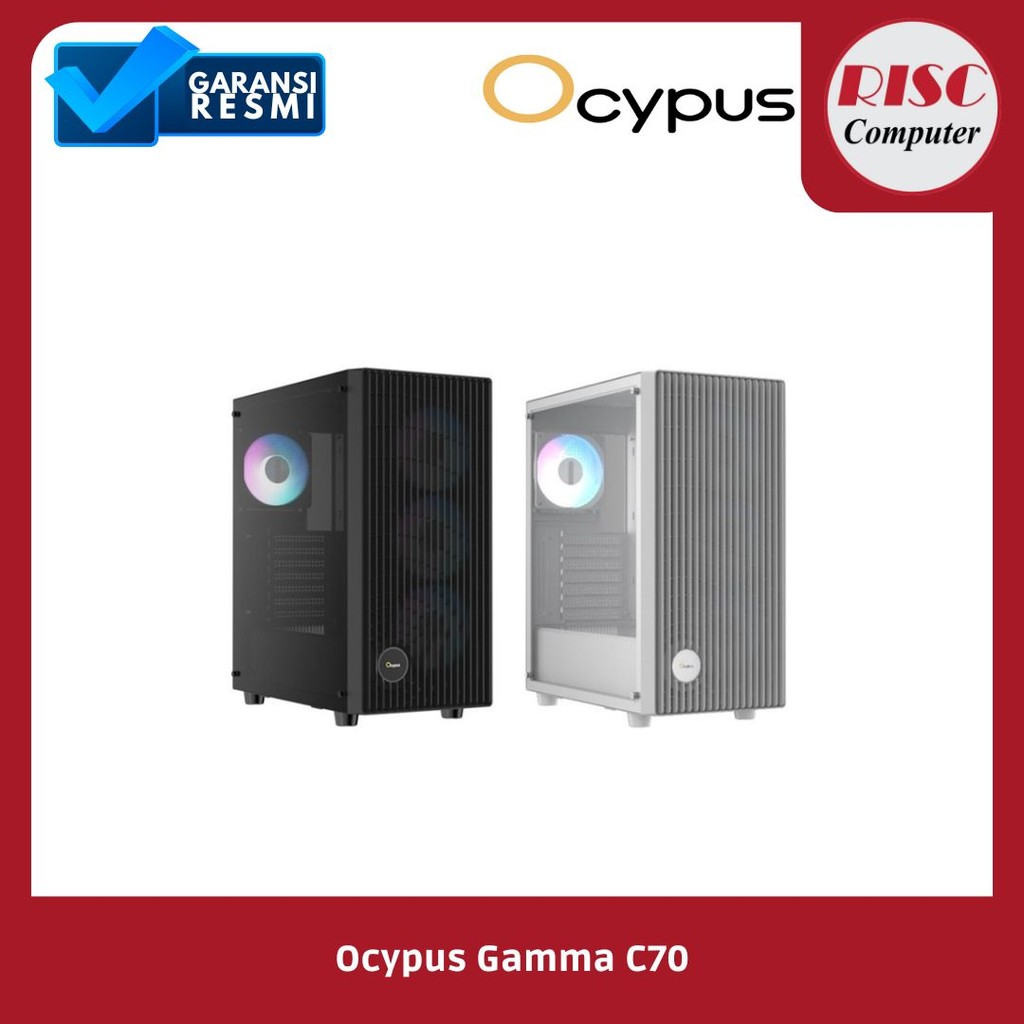 Jual Ocypus Gamma C70 ARGB Casing High-Airflow Front Panel ATX Mid ...