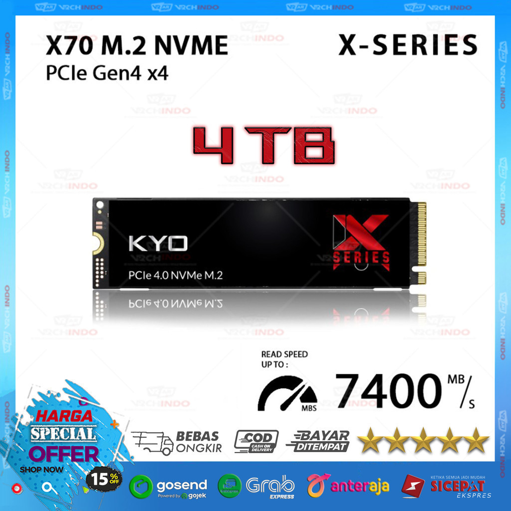 Jual SSD NVMe M2 PCIe KYO X-SERIES Gen 4 - SSD NVME M.2 KYO XSERIES Top ...