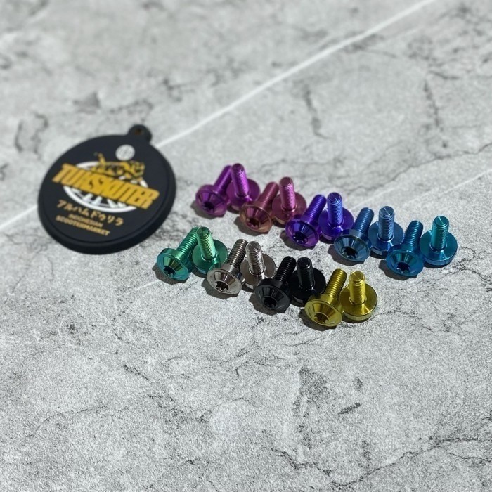 Jual Baut Titanium / Titanium Bolt Screw Baut Behel / Dasi / Cover ...