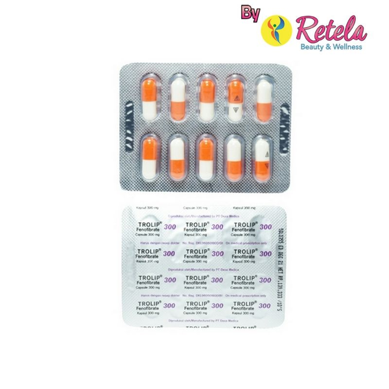 Jual TROLIP 300MG 1 BLISTER 10 CAPSUL | Shopee Indonesia