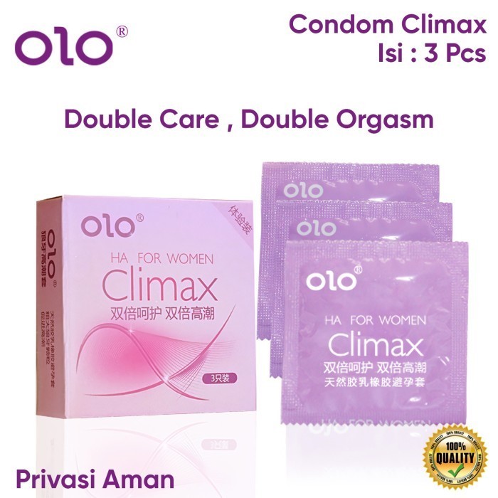 Jual Viral Kondom OLO Ultrathin Super tipis HA FOR GOD MAN WOMAN Terdapat 3 Sensasi Climax ...