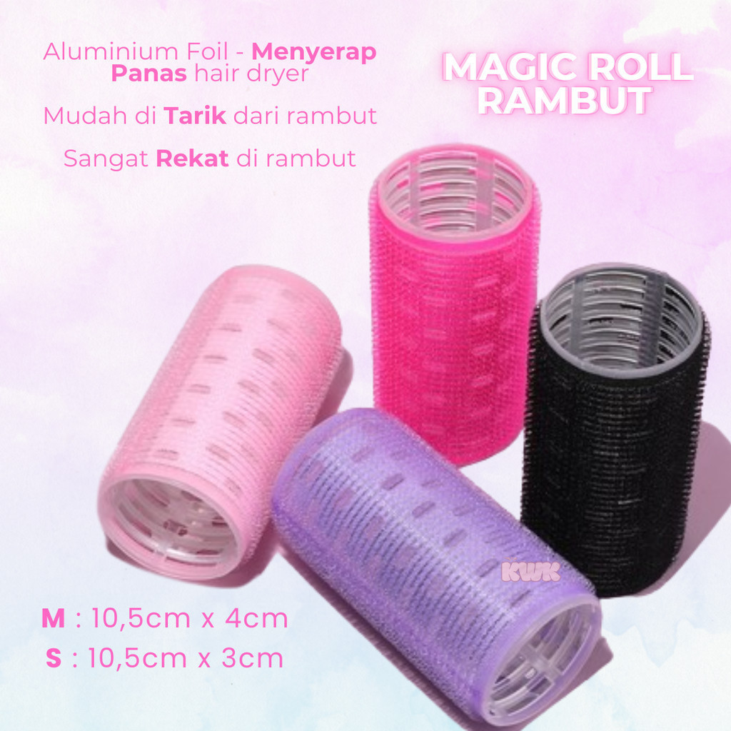 Jual Magic Roll Rambut Roll Rambut Premium Roll Rambut Korea Aluminiumroll Hair 3 Size