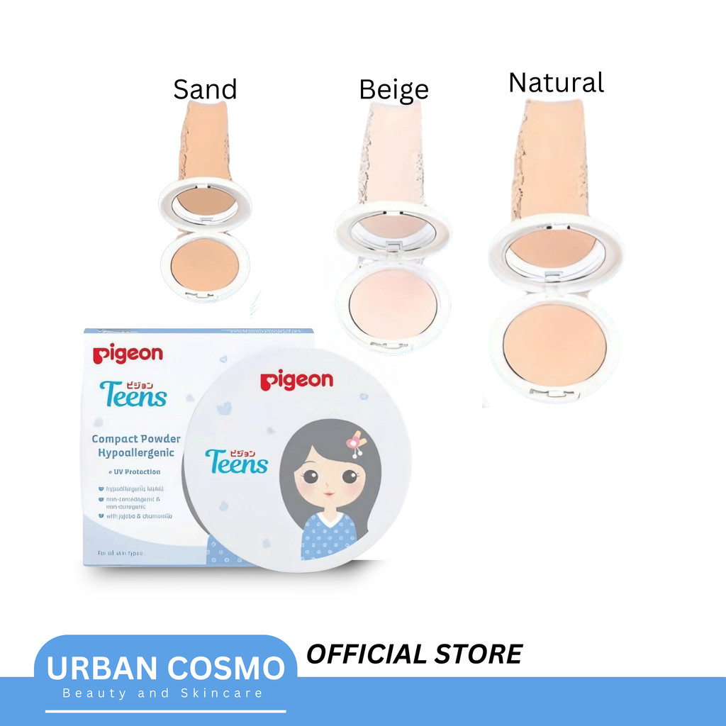 Jual Pigeon Teens Compact powder + UV Protection 14gr | Shopee Indonesia