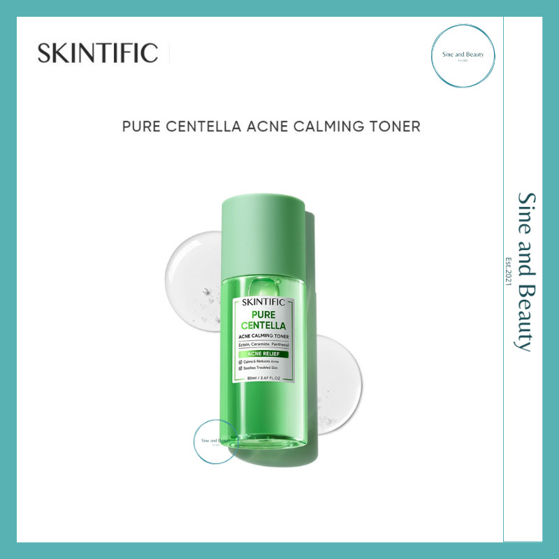 Jual SKINTIFIC - Pure Centella Acne Calming Toner 80ml | Shopee Indonesia