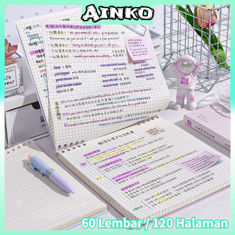 Jual Notebook Warna Gradasi Buku B5 Flip Vertikal / Notebook Buku ...