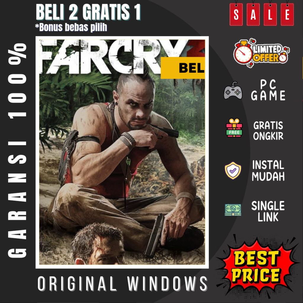 Jual FAR CRY 3 COMPLETE COLLECTION - GAME PC - GAME LAPTOP - PC GAMES - BELI 2 GRATIS 1 ...