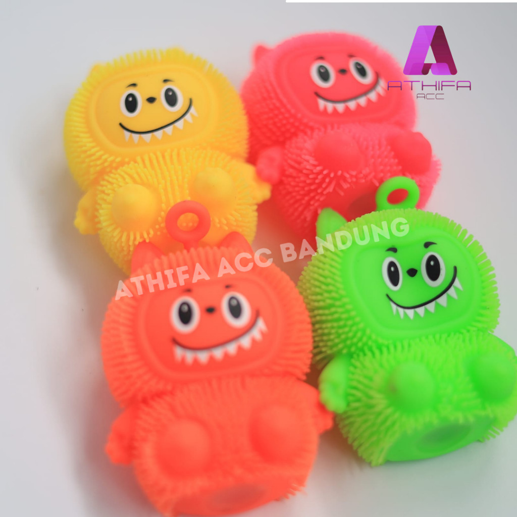 Jual Mainan Yoyo Ubur Labubu Bisa Nyala Lampu LED Puffy Ball | Shopee ...