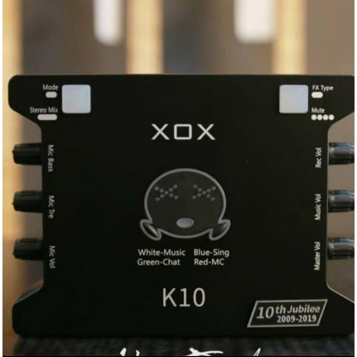 Jual SOUND CARD EXTERNAL XOX K10 ONLINE RECORDING SMULE K 10 RECORD USB ...