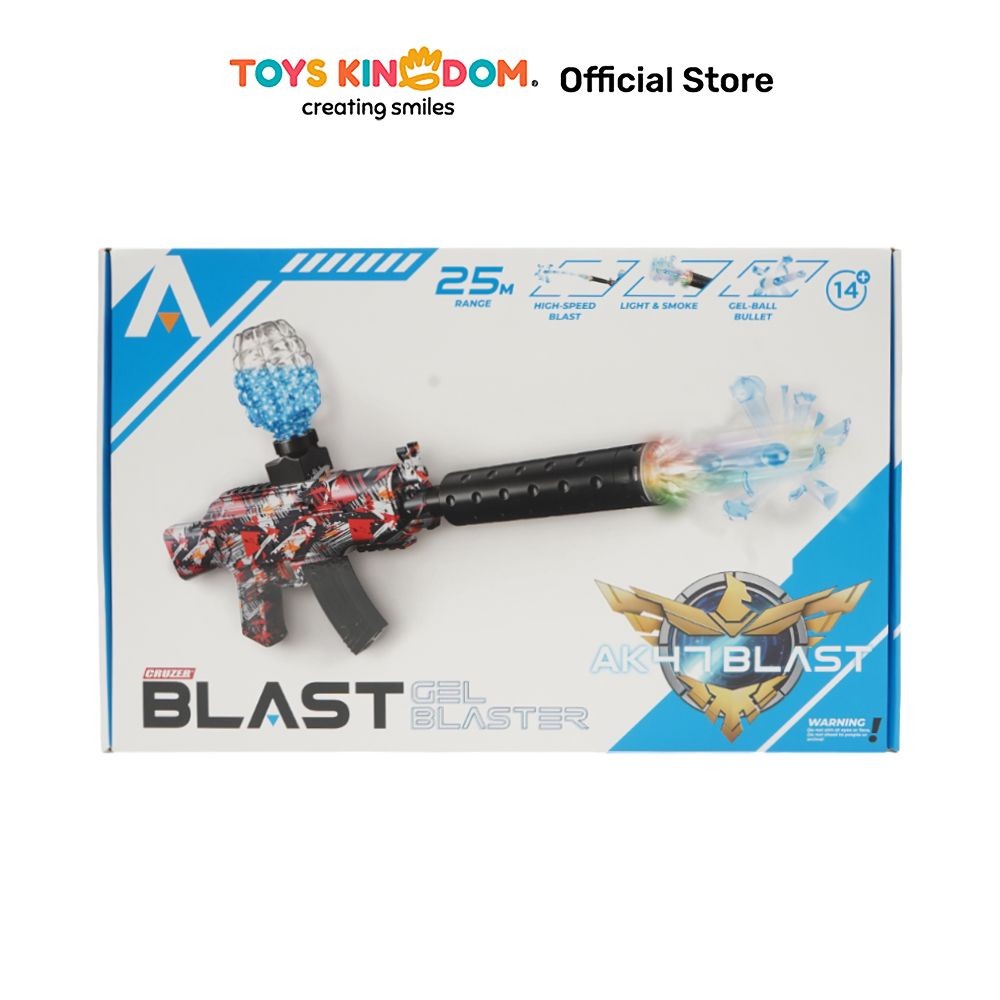 Jual Toys Kingdom Cruzer Blast Gel Blaster Ak47 Sound & Light - Mix ...