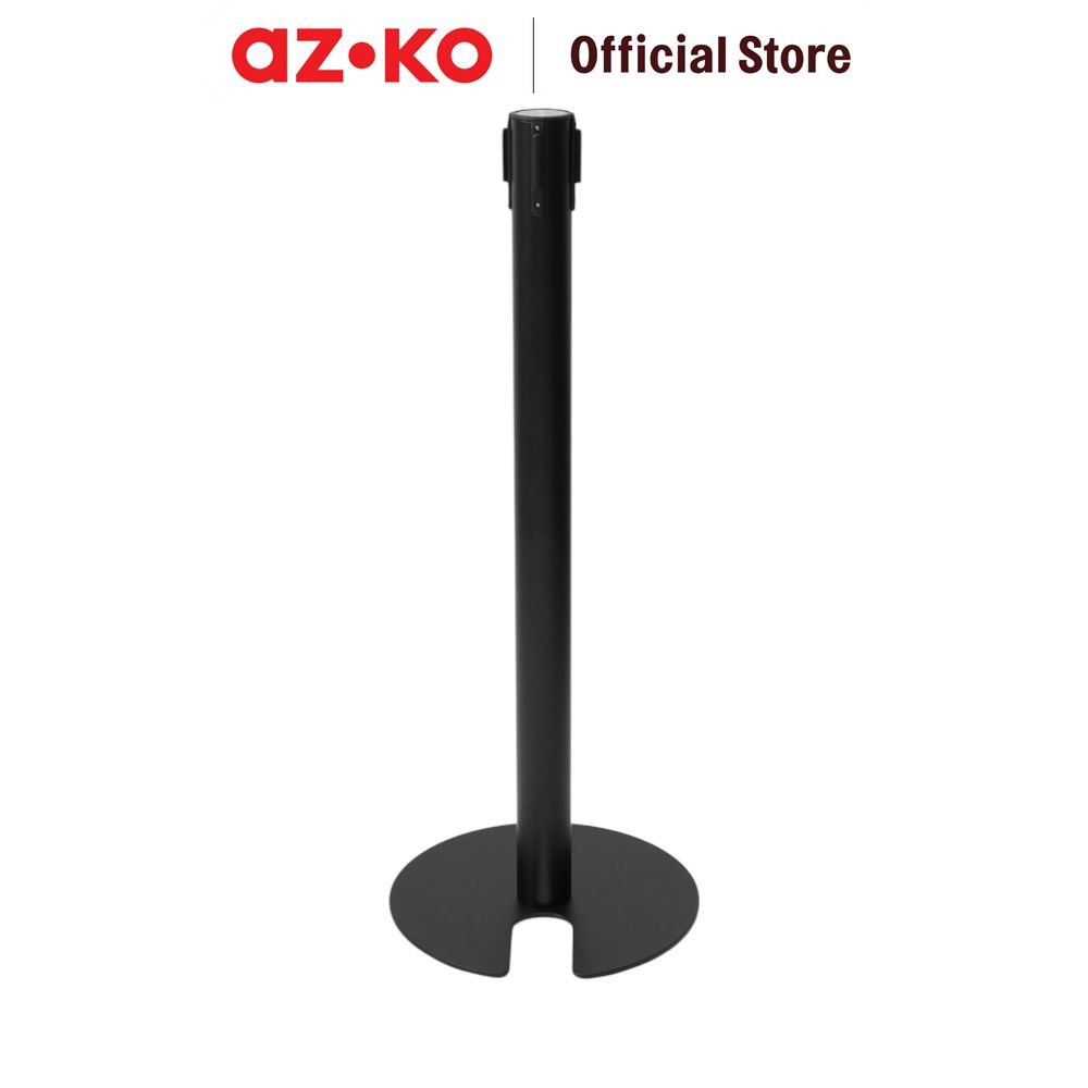 Jual AZKO Krisbow Tiang Antrian Stackable Thin Base Dengan Tali - Hitam ...
