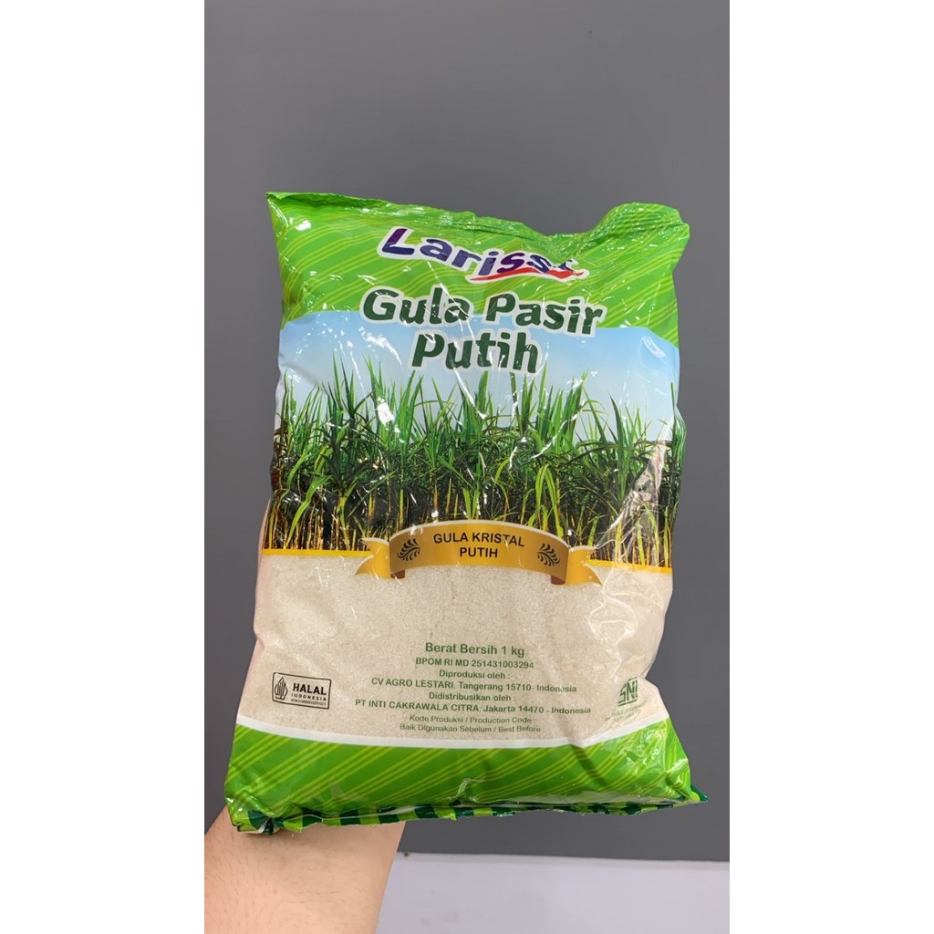 Jual Larisst Gula Pasir Putih 1kg | Shopee Indonesia