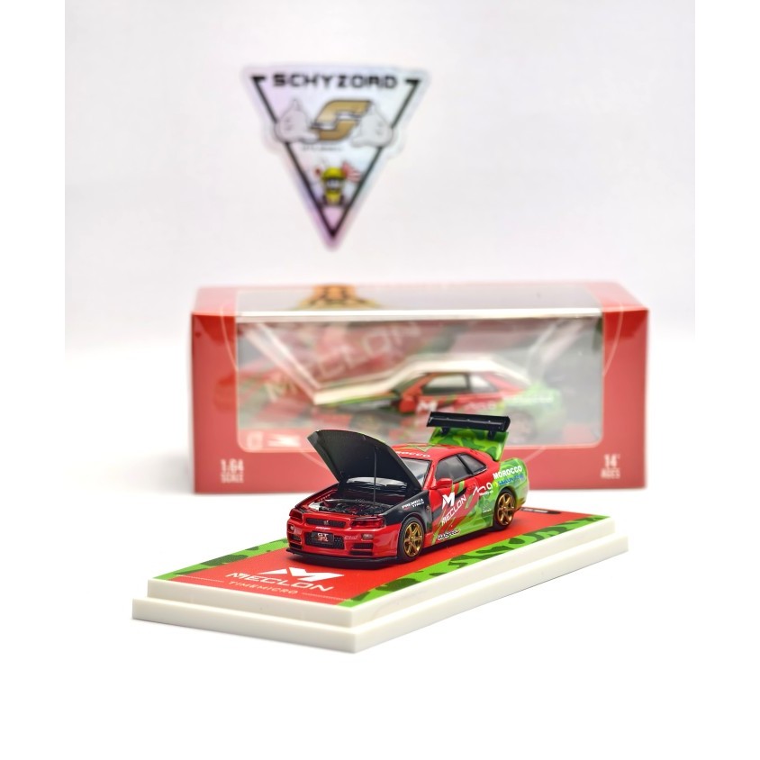 Jual Time Micro Nissan GT-R R34 Meclon Drift Nismo Japan Open Hood ...