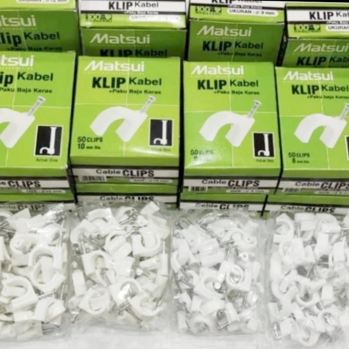 Jual Paku Klem Sadel Beton Kabel Matsui 8mm 9mm 10mm 12mm 8 9 10 12 MM ...