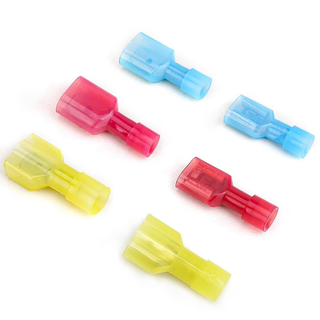 Jual 20 Pairs Spade Crimp Connectors Nylon Fully Insulated Electrical ...