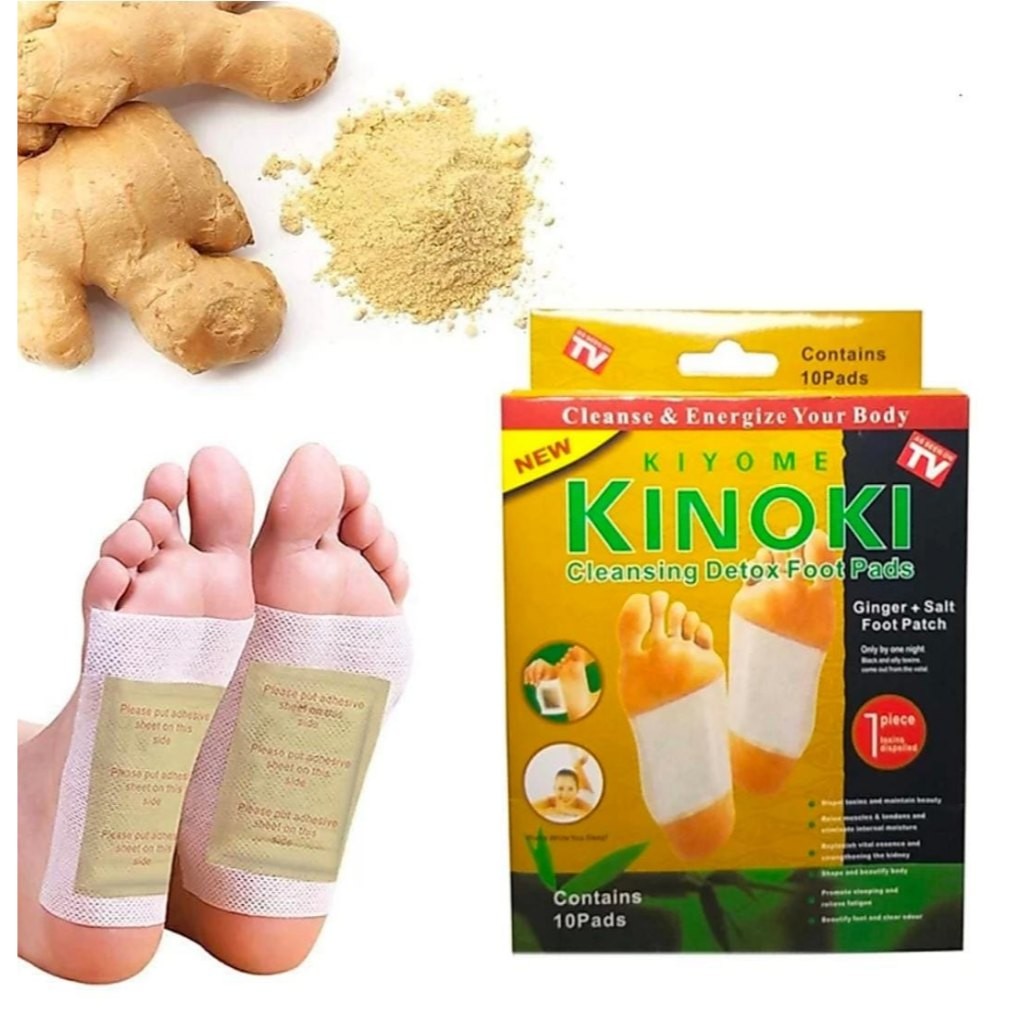 Jual Koyo Herbal Foot Kinoki Gold Detox Original Contents 10 Pads in 1 ...
