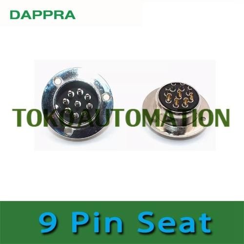 Jual SFR99 9 Pin male Plug Konektor Kabel Connector Socket Seat Utk MIG ...