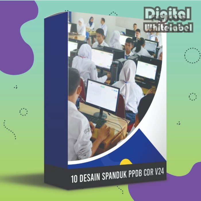 Jual 10 Desain Spanduk PPDB CorelDraw v24 | Shopee Indonesia