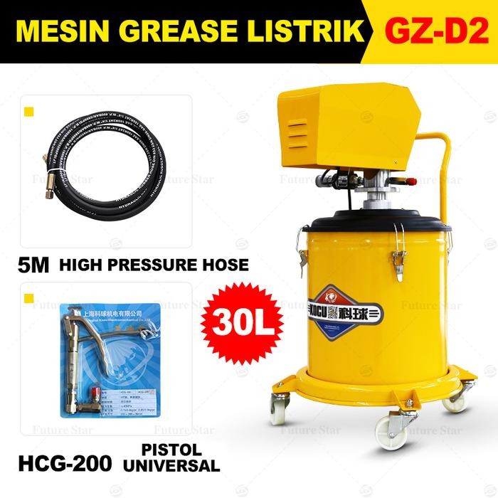Jual KOCU Mesin Pompa Gemuk Angin Listrik Air Grease Lubricator Pump ...