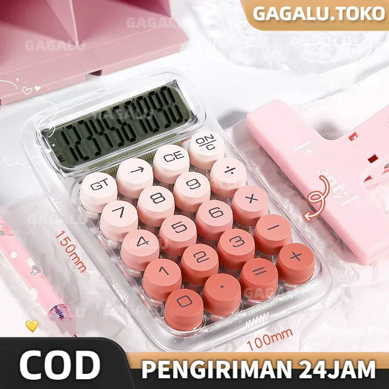 Jual GAGALU Kalkulator Tenaga Surya Layar Besar 12 Digit Tampilan HD ...