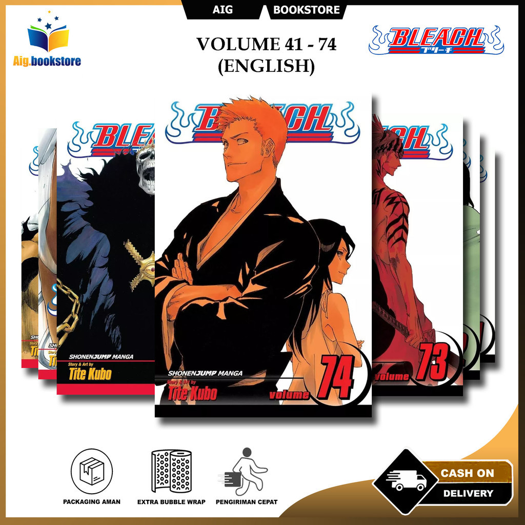 Jual Bleach, Vol. 41-74 (Manga), (English) | Shopee Indonesia