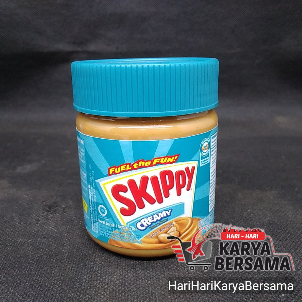 Jual SELAI ROTI SKIPPY CREAMY PEANUT BUTTER OLESAN KACANG 170GR ...