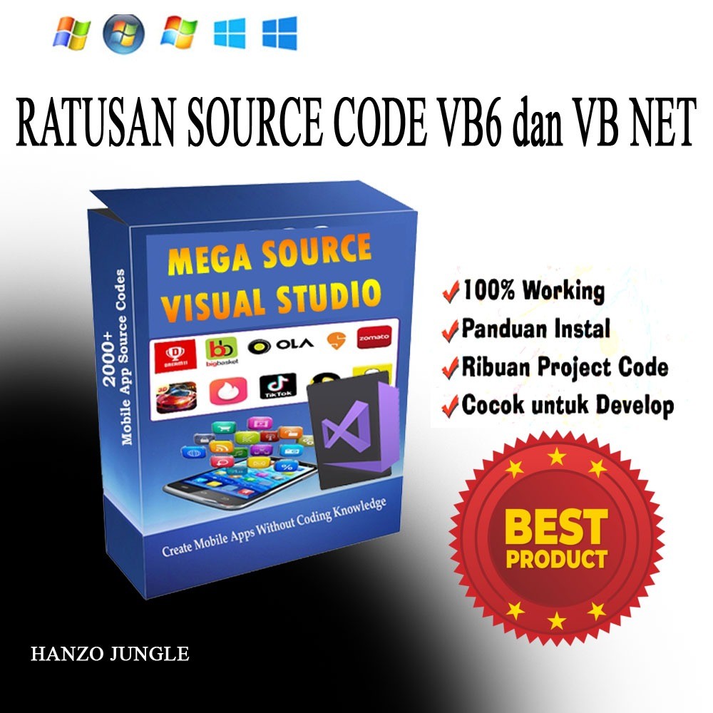 Jual PAKET LENGKAP SOURCE CODE VB6 dan VB NET | Shopee Indonesia