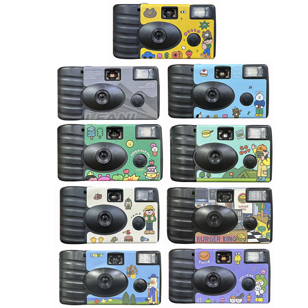Jual 35mm Disposable Film Camera Built-in Flash One Time Use Camera 27 ...