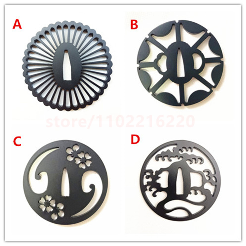 Jual Steel Iron Tsuba Handguard Guard For Japanese Japan Samurai Katana ...