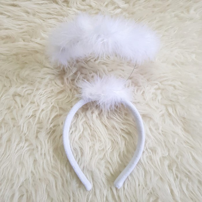 Jual Bando Malaikat Bidadari Peri Angel Bulu Kostum Halloween Natal ...