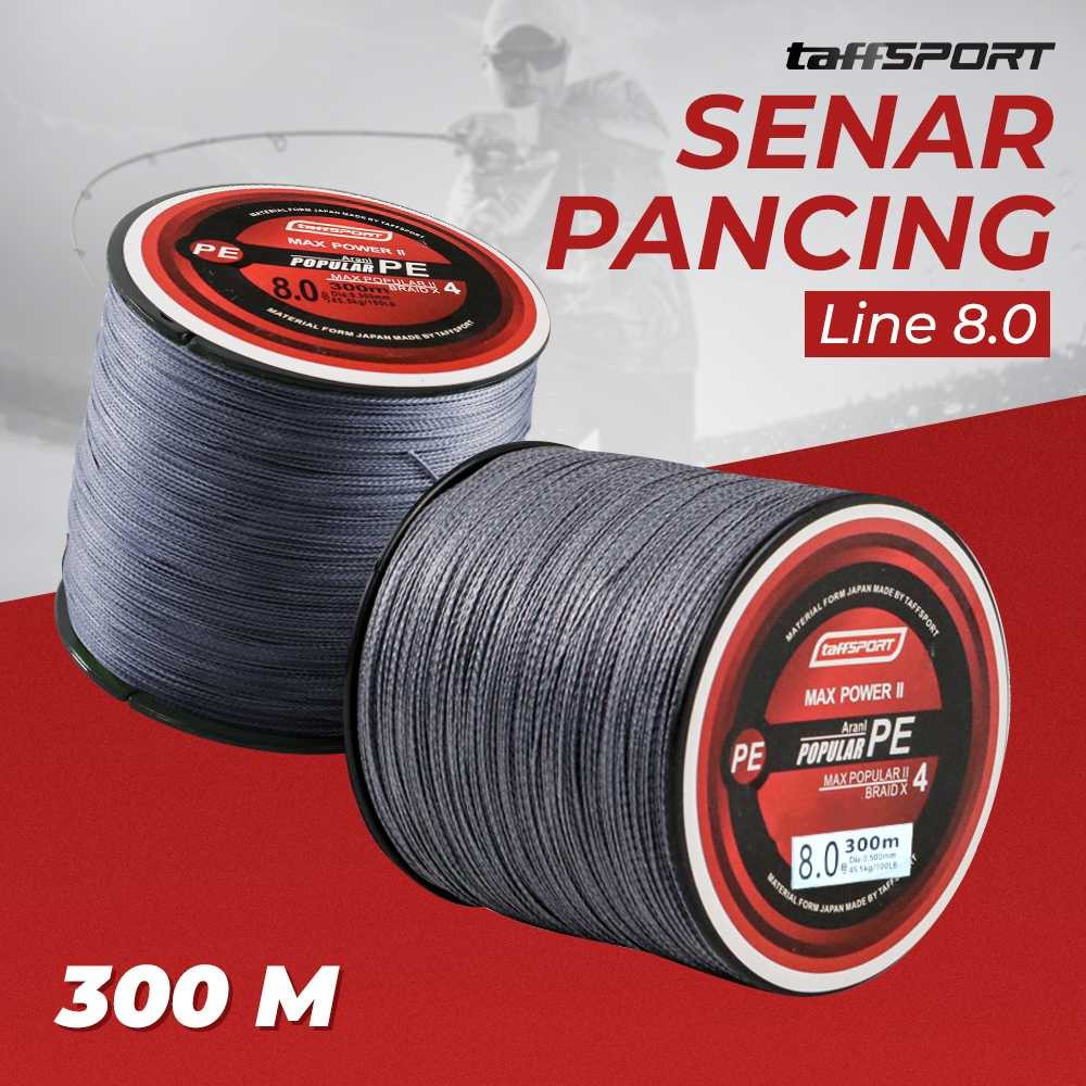 Jual TaffSPORT Senar Tali Pancing Fishing PE Braided Thick Line 300M ...
