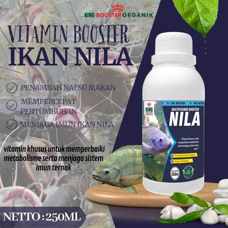 Jual VITAMIN Ikan Nila , Cepat Besar, Penambah Napsu Makan, Anti Parasit, Panen Lebih Cepat ...