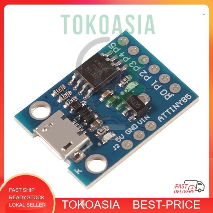 Jual Digispark Kickstarter Mini Attiny85 Micro Usb Development Board Module Arduino Shopee