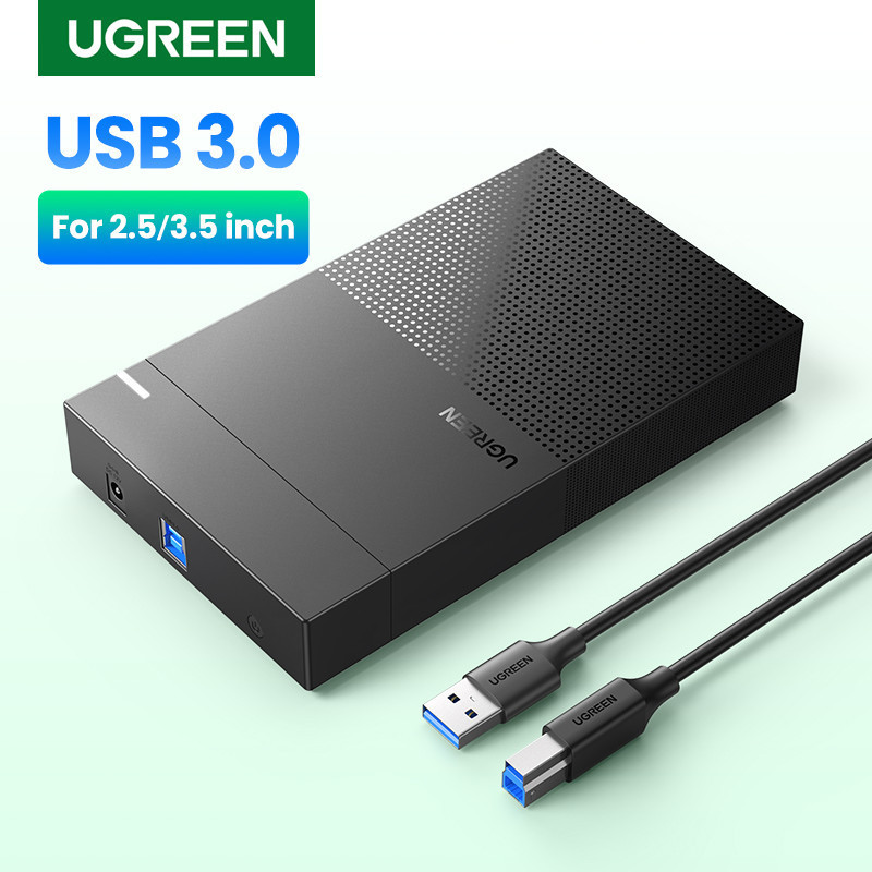 Jual UGREEN HDD Case 3.5 2.5 SATA to USB 3.0 Adapter External Hard ...