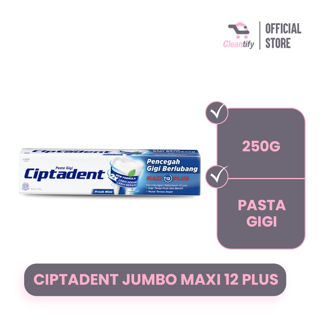 Jual CIPTADENT JUMBO 225+25 GRAM / ODOL | Shopee Indonesia