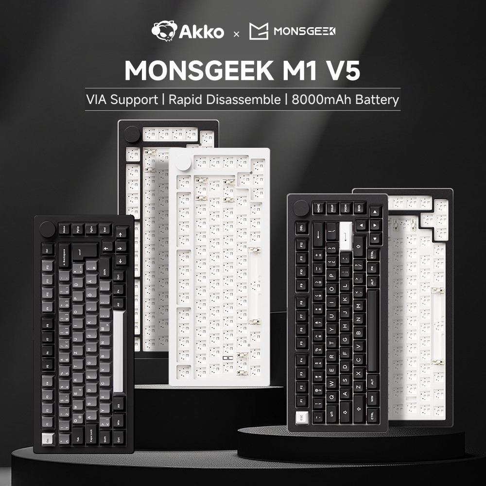 Jual Akko MonsGeek M1 V5 Three-mode Mechanical Keyboard/Barebone Kit ...