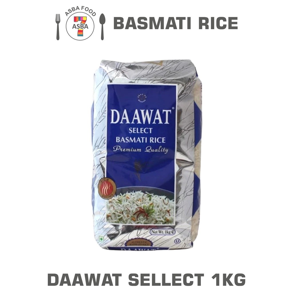 Jual DAAWAT BIRU SELECT BASMATI RICE 1KG | Shopee Indonesia
