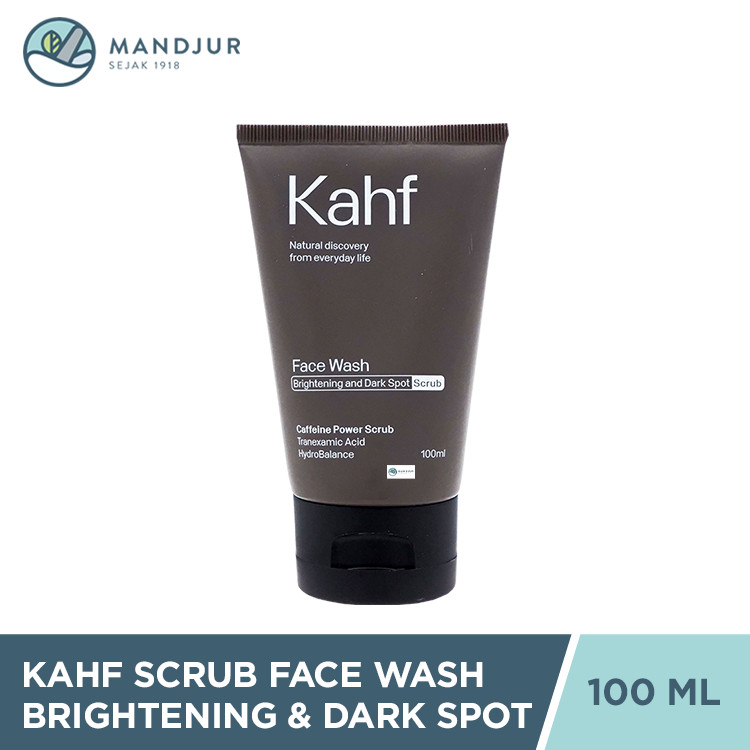 Jual Kahf Brightening and Dark Spot Scrub Face Wash 100 mL - Membantu ...
