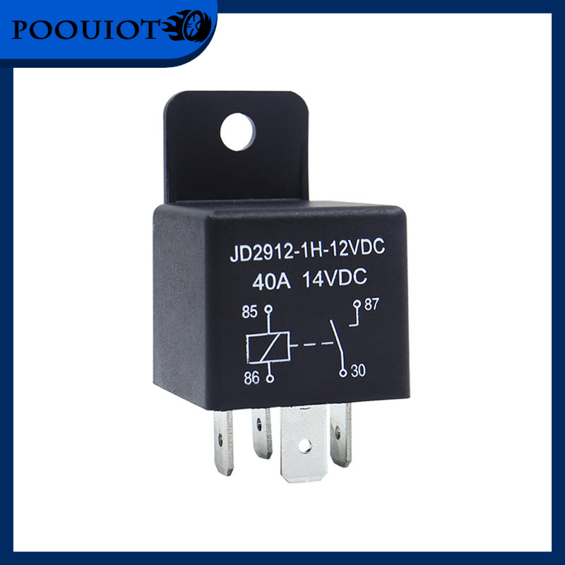 Jual Relay Mobil 4 pin 12V 40A Relay Mobil 4 Kaki 12 Volt Poouiot ...