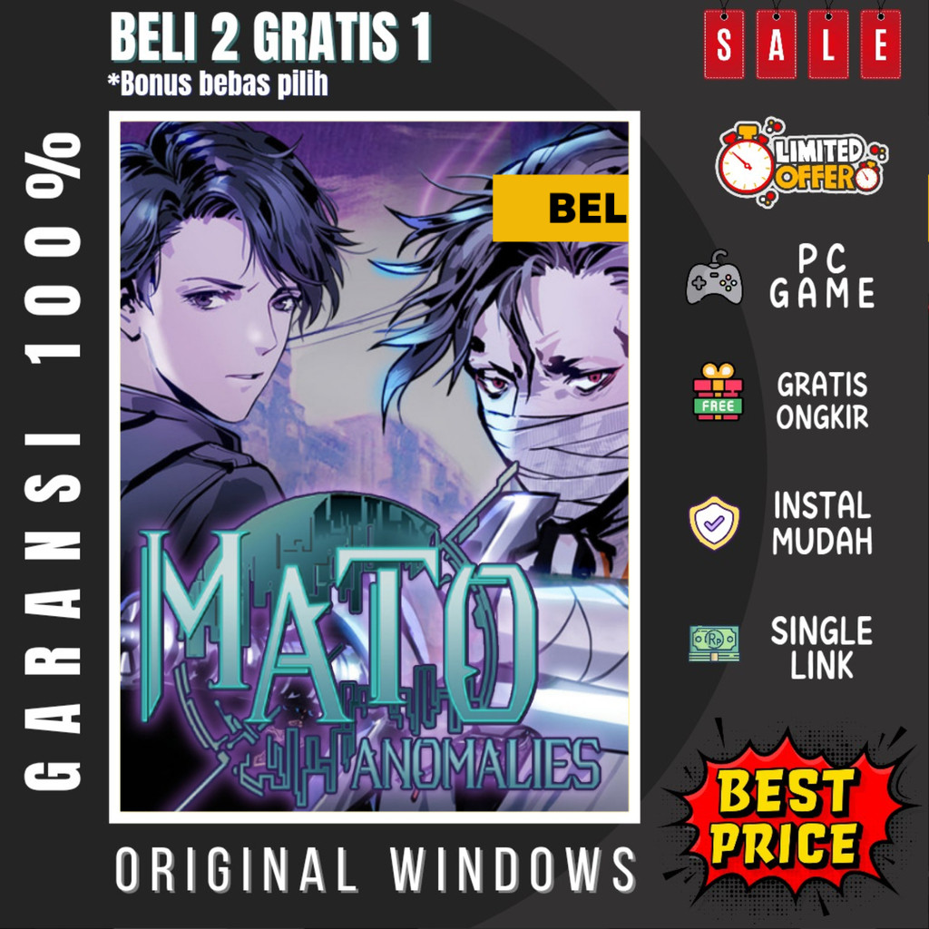 Jual MATO ANOMALIES - GAME PC - GAME LAPTOP - PC GAMES - BELI 2 GRATIS ...