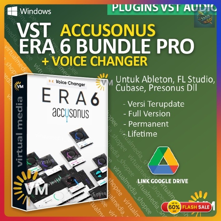 Jual ACCUSONUS ERA 6 BUNDLE PRO 6 + VOICE CHANGER VST PLUGIN VOCAL ...