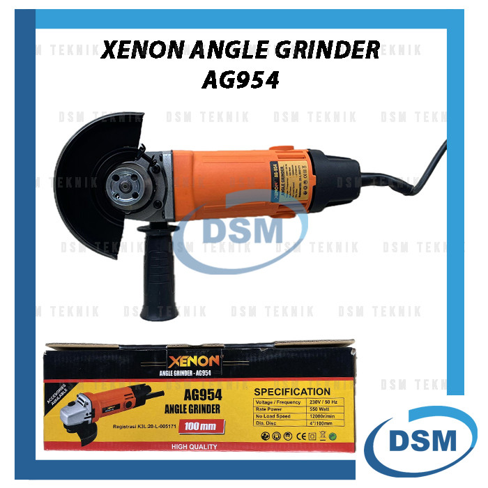Jual XENON AG954 MESIN GERINDA TANGAN GURINDA LISTRIK ANGLE GRINDER ...
