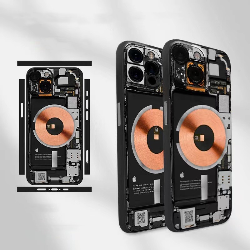 Jual Garskin Protector For iphone15 14 13 12 pro max Teardown Decal ...