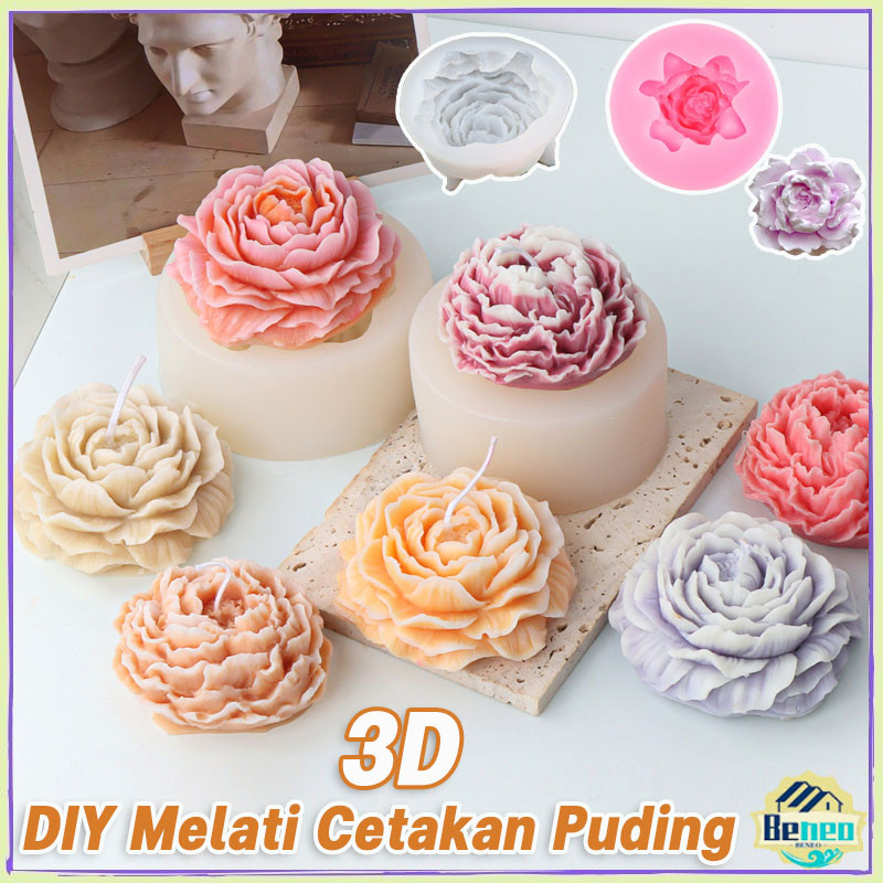 Jual DIY 3D Melati Cetakan Puding Bunga Cetakan Jelly Cetakan Puding ...