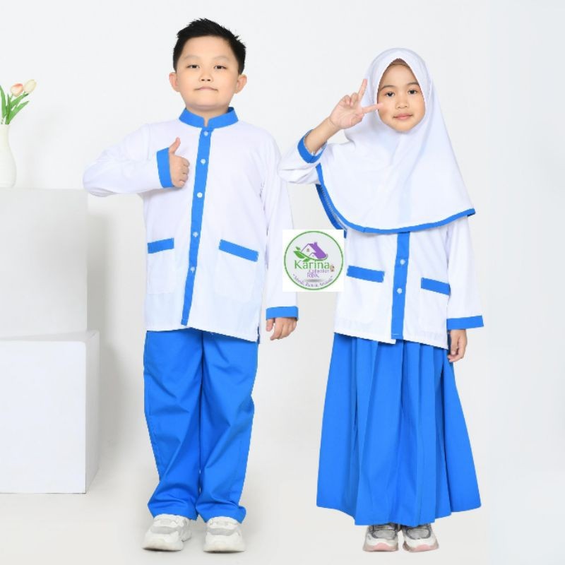 Jual SERAGAM SEKOLAH MADRASAH IBTIDAIYAH DAN PAUD TK PUTRA PUTRI WARNA ...