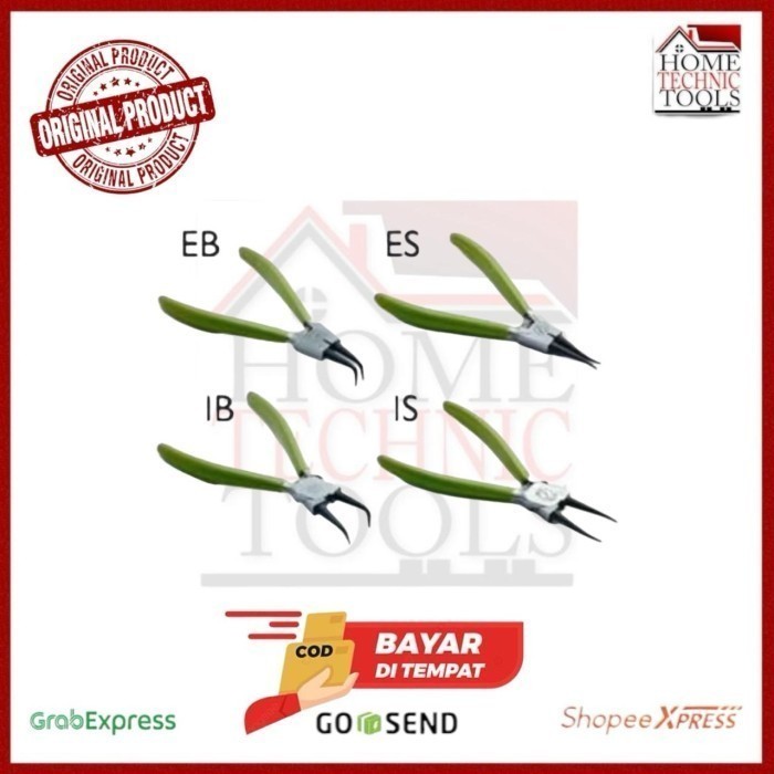 Jual TEKIRO TANG SNAP RING SET 4 PCS UKURAN 7 INCH (EB, IB, ES, IS ...