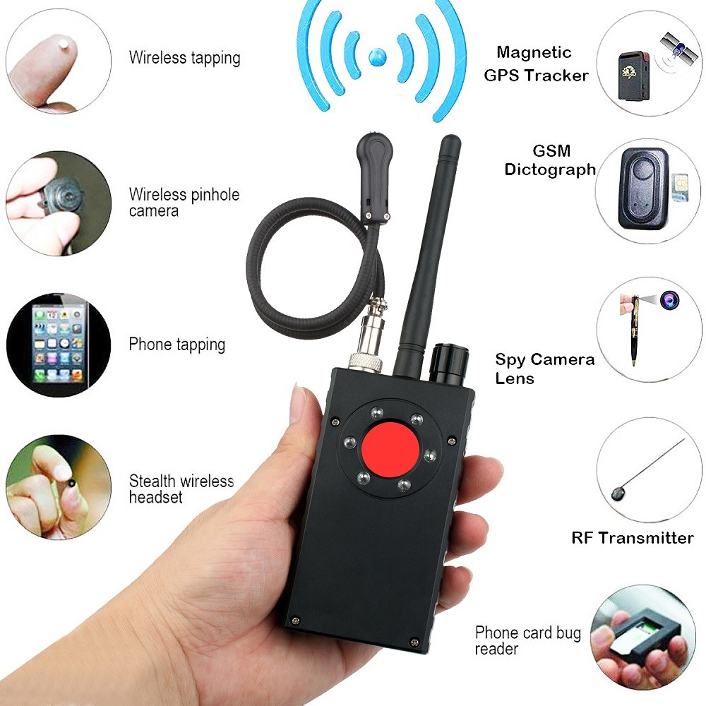 Jual Wireless Hidden Camera Detector GPS Strong Magnetic Locator Detect ...