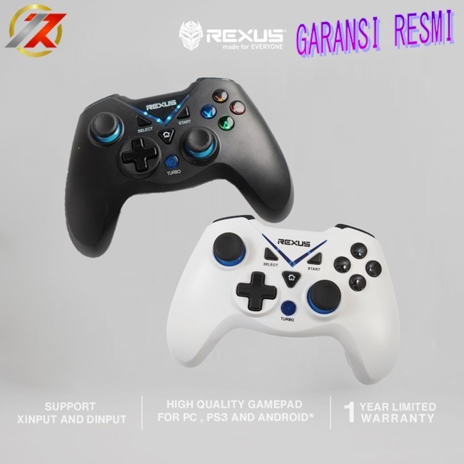 Jual REXUS GLADIUS GX100 WIRELESS GAMEPAD Joystick Controller PC/ PS ...
